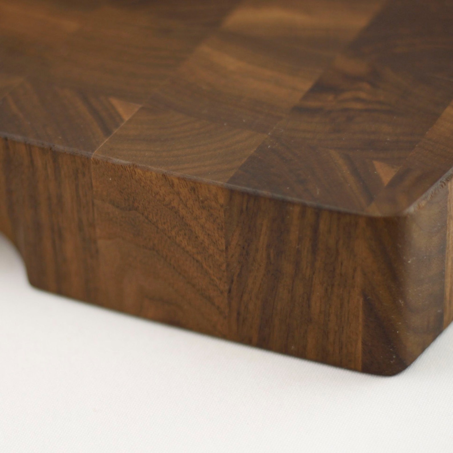 Walnut Chopping Block End Grain Wood Cutting Board Butcher - Etsy