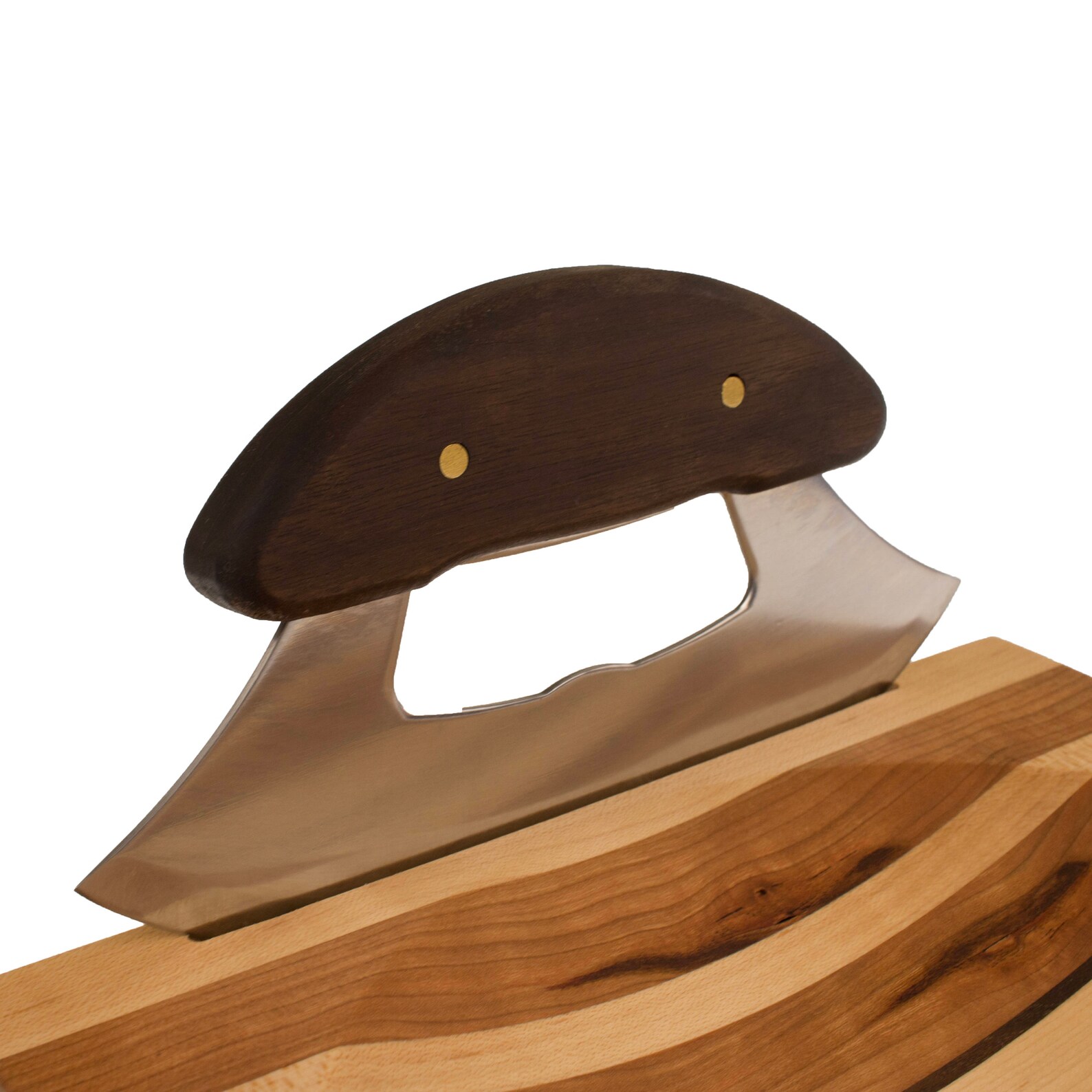 Maple/cherry/walnut Alaskan Ulu Board and Knife Set | Etsy