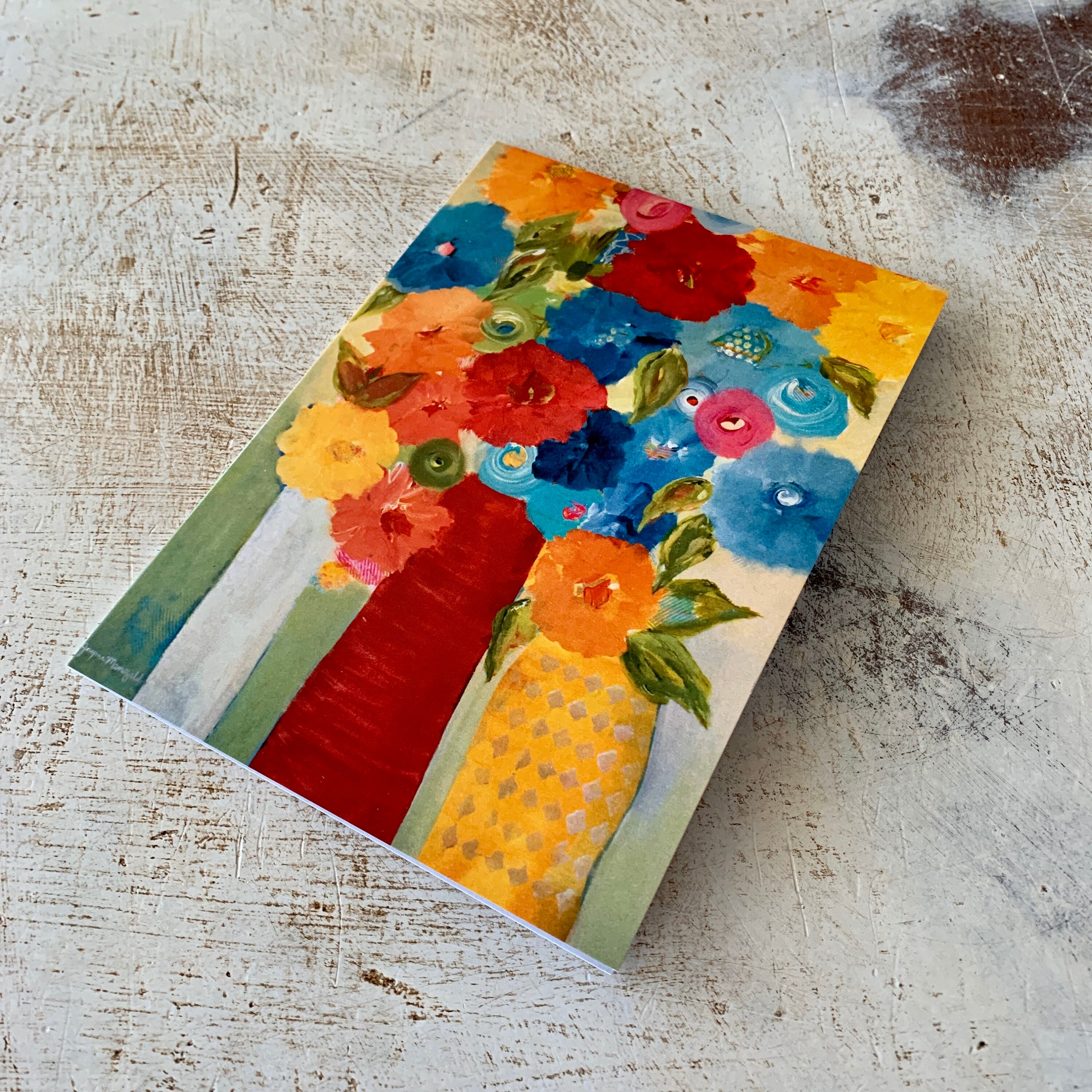 Floral Abstraction Note Cards 1 Set of 8 Blank Note Cards | Etsy