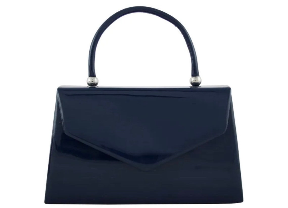 1960s Hand Bag Retro Grab Handle Bags Mod Vintage - Etsy