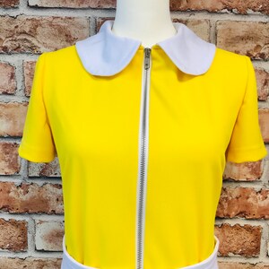 Yellow Mod Dress, 1960s, Vintage Inspired, Short Sleeves - Etsy