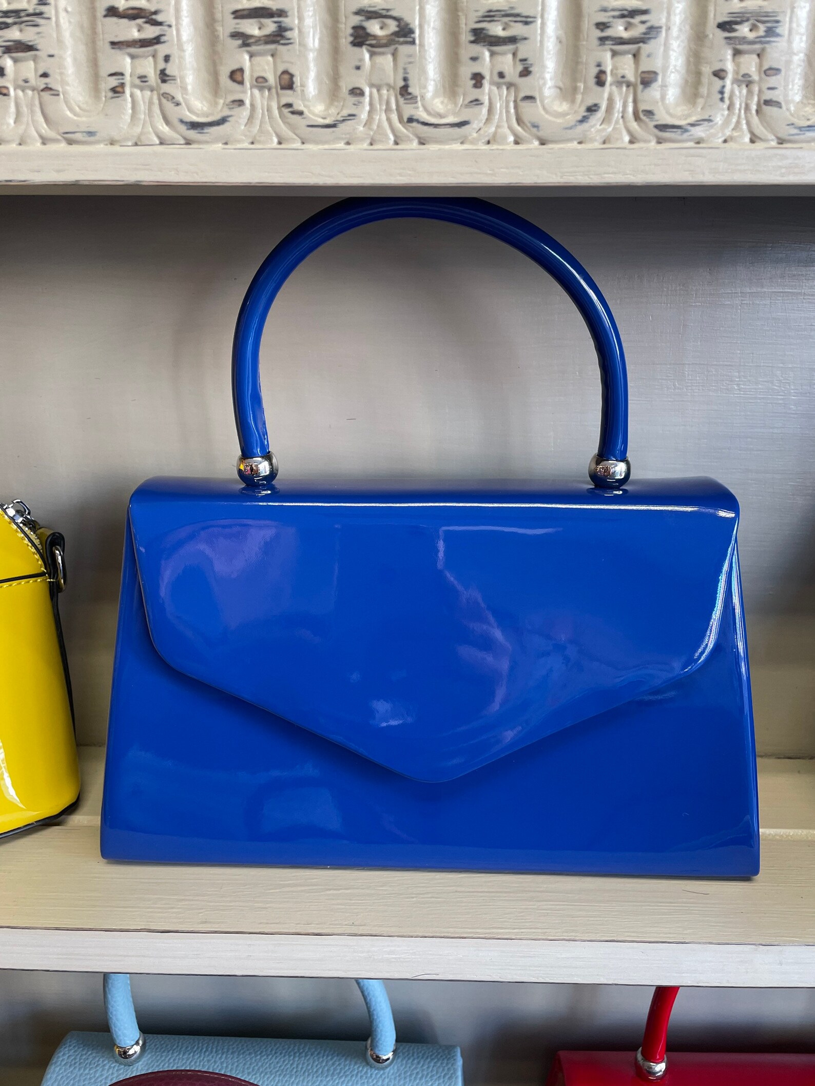 1960s Hand Bag Retro Grab Handle Bags Mod Vintage - Etsy