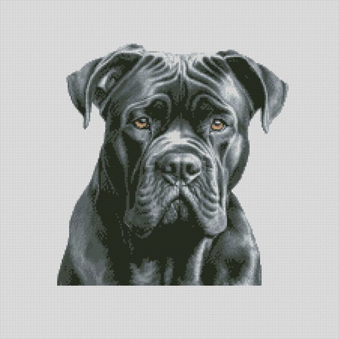 Cane Corso Dog 1 Cross Stitch Chart Instant Download PDF Pattern Keeper ...