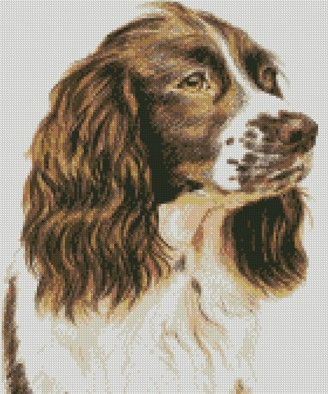 Cross Stitch Chart or Complete Kit English Springer Spaniel Dog - Etsy