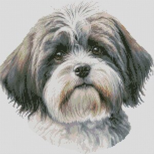Havanese Dog 1 Cross Stitch Chart Instant Download PDF Pattern Keeper ...