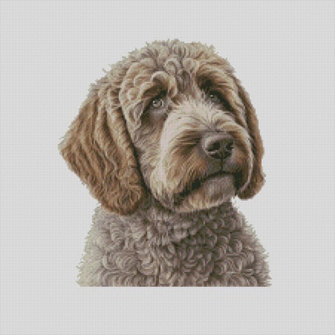 Labradoodle Dog 1 Cross Stitch Chart Instant Download PDF Pattern ...