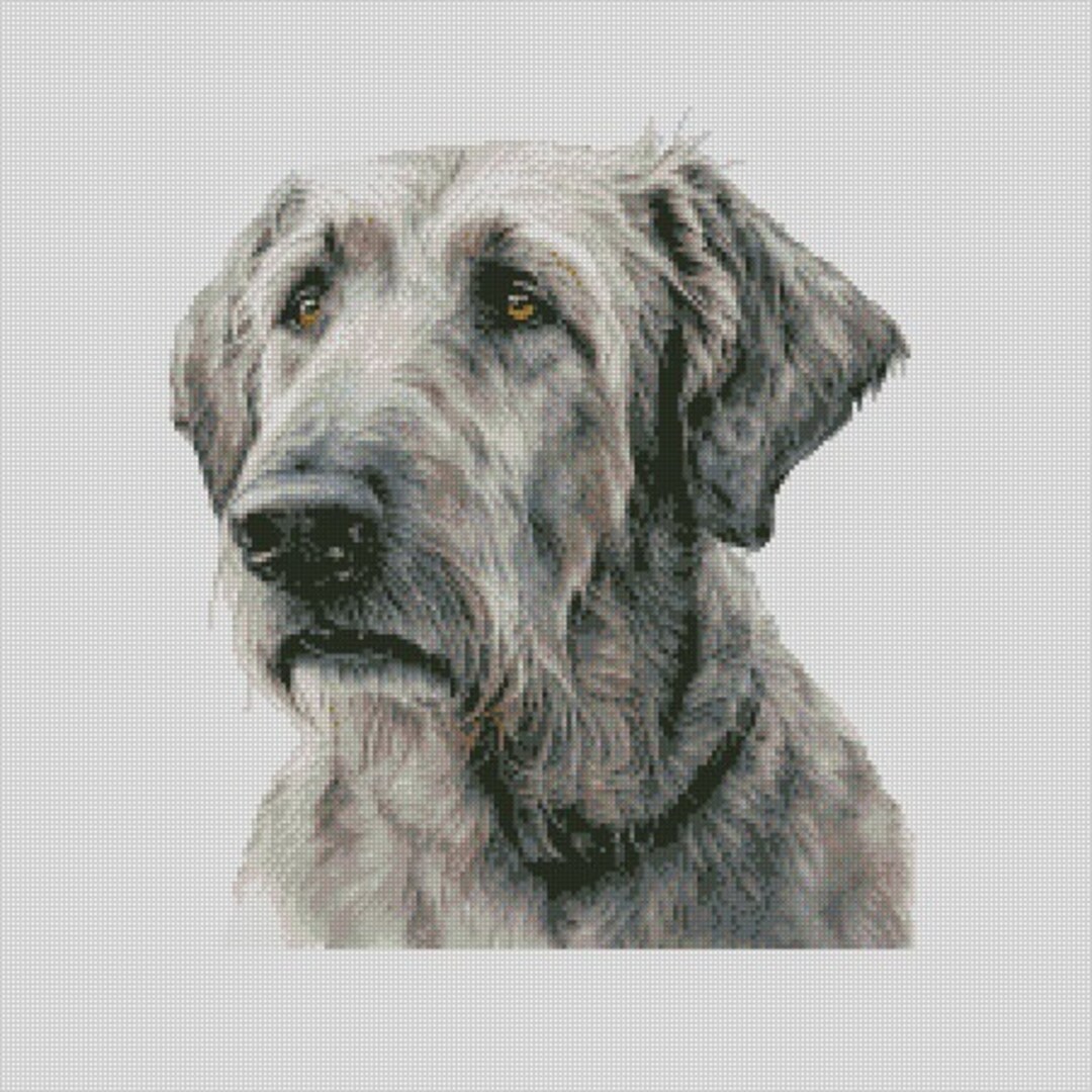 Irish Wolfhound Dog 1 Cross Stitch Chart Instant Download PDF Pattern ...