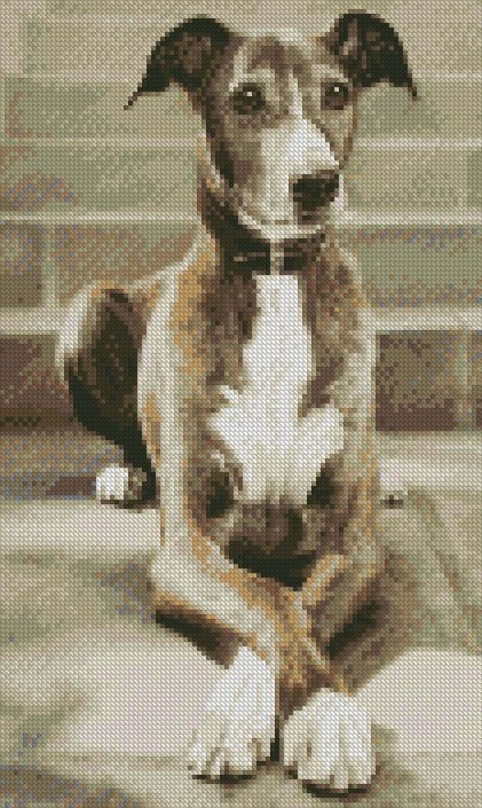 Cross Stitch Chart or Complete Kit Jack the Greyhound Dog - Etsy