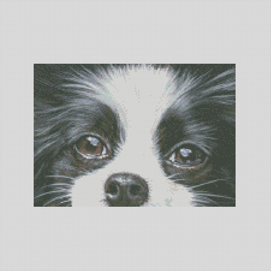 Papillon Dog Cross Stitch Chart Instant Download PDF Pattern Keeper ...