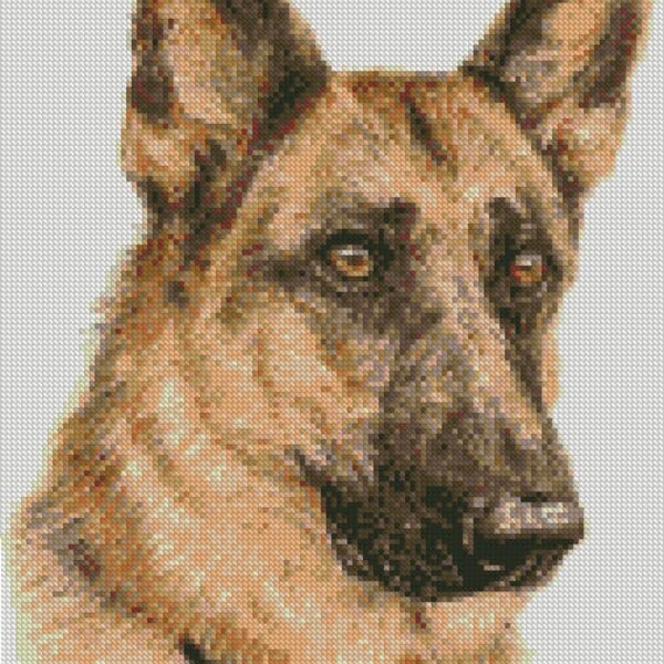 German Shepherd Cross Stitch Pattern - Etsy