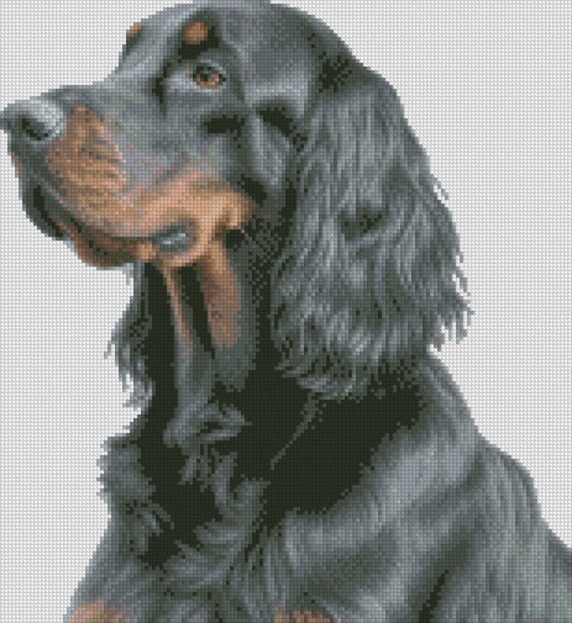 Gordon Setter Dog 1 Cross Stitch Chart Instant Download PDF Pattern ...