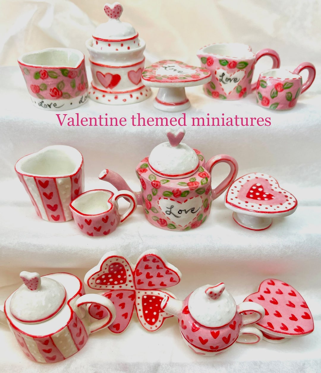 Valentines Miniatures (1/12th Scale) - Etsy
