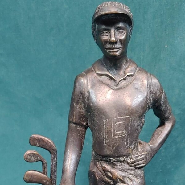 Golfer Statue - Etsy