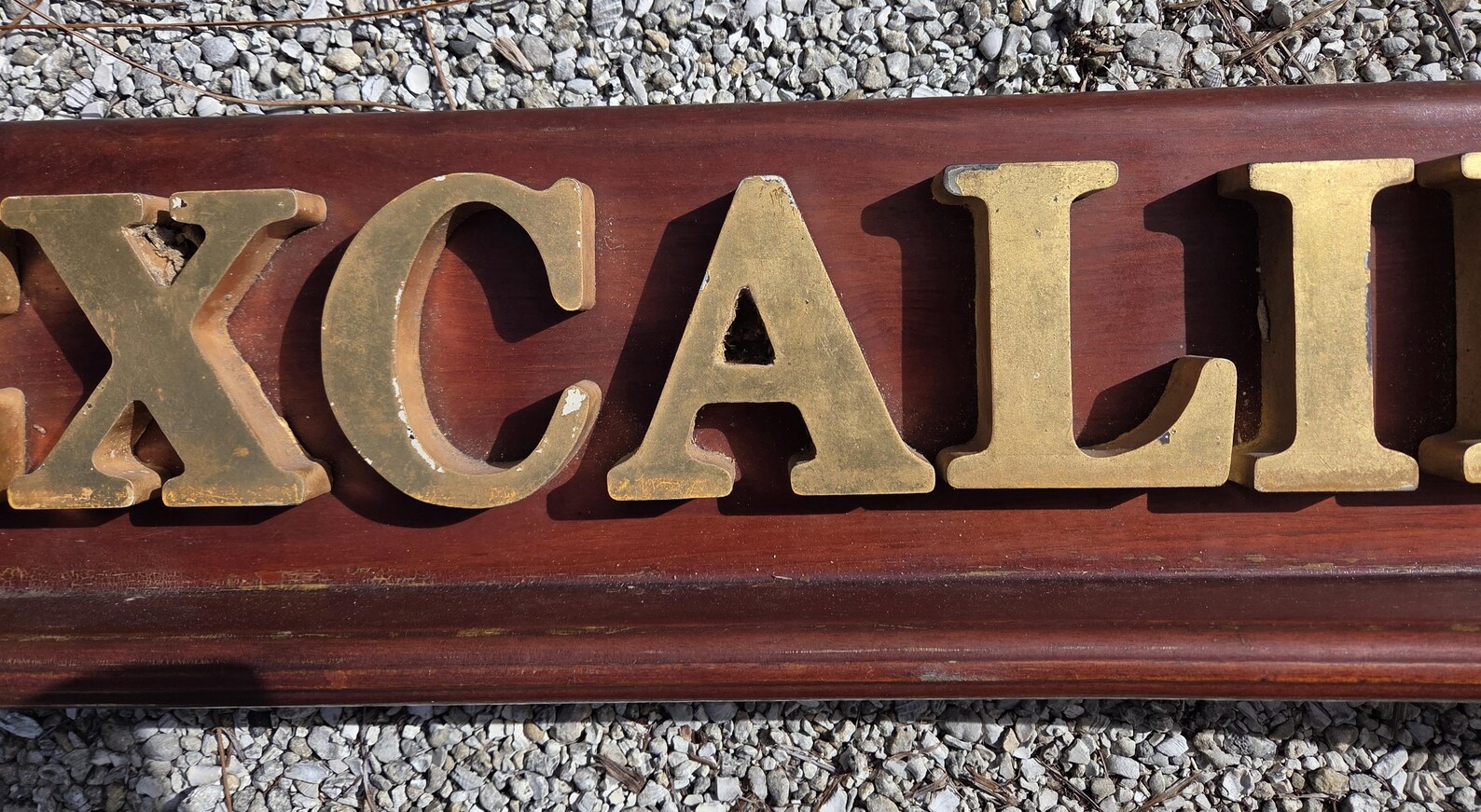 Old Vintage Handmade Teak Wood Yacht Nameplates Boat Name Boards Signs ...