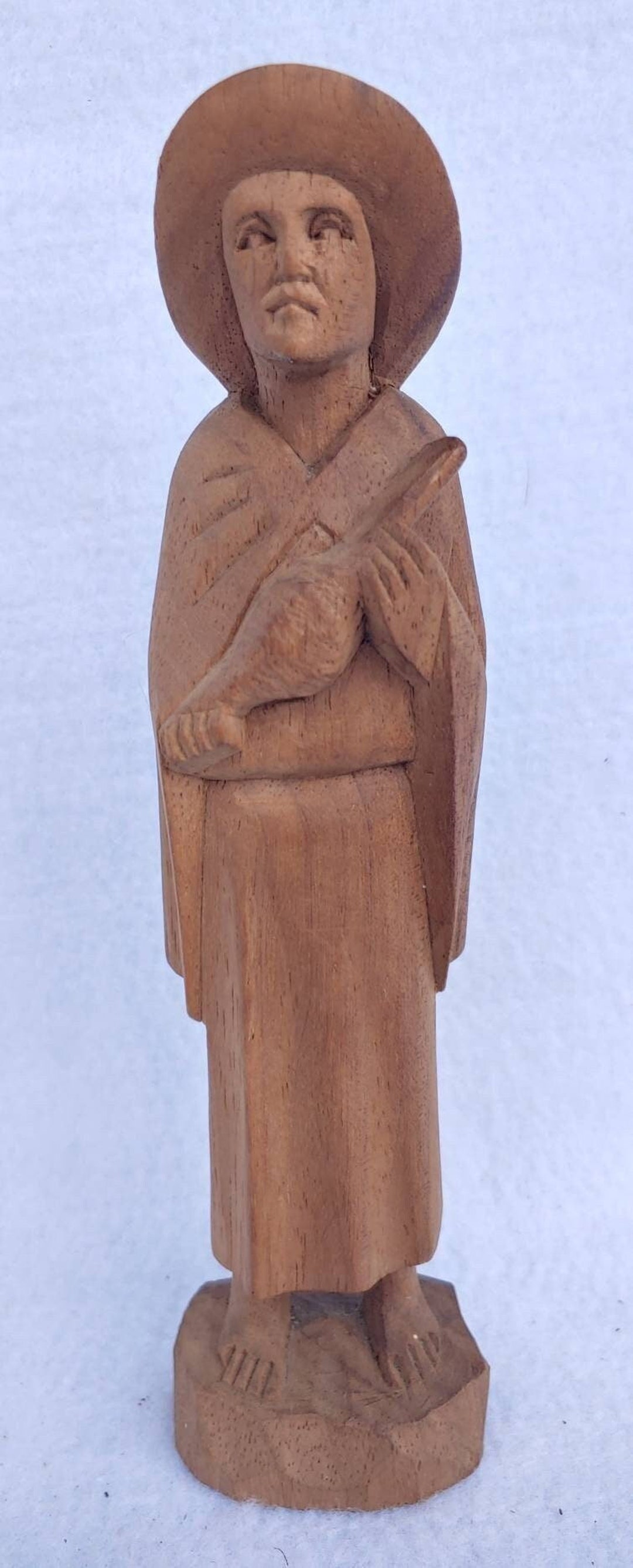 Vimtage Hand Carved Wooden Peruvian Figure Figurine Wood Carving Peru ...