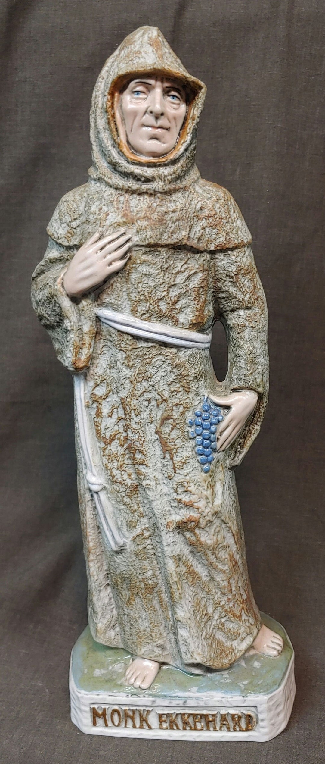 Old Vintage Ceramic Monk Ekkehard Figure Statue Italy - Etsy