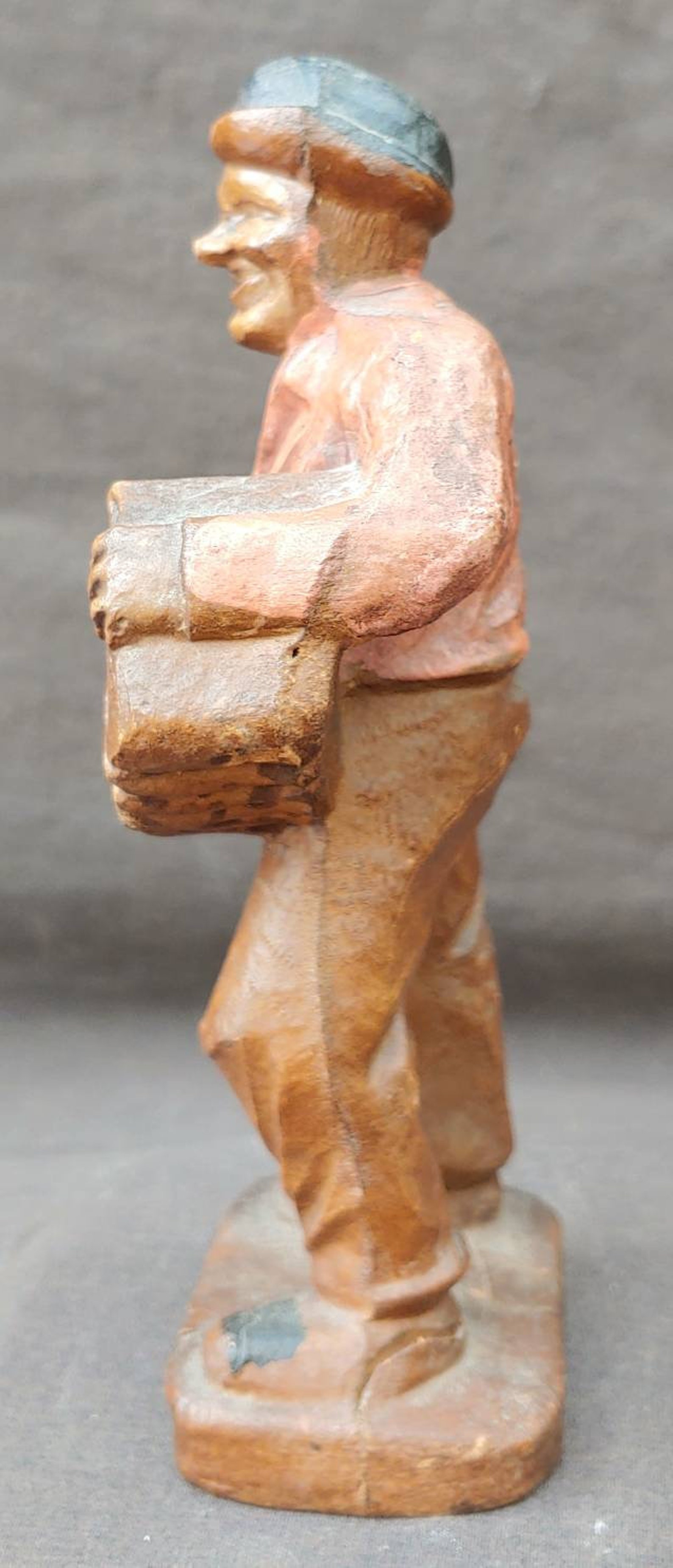 Old Vintage Syroco Composition Figure Figurine Hobo Musician | Etsy