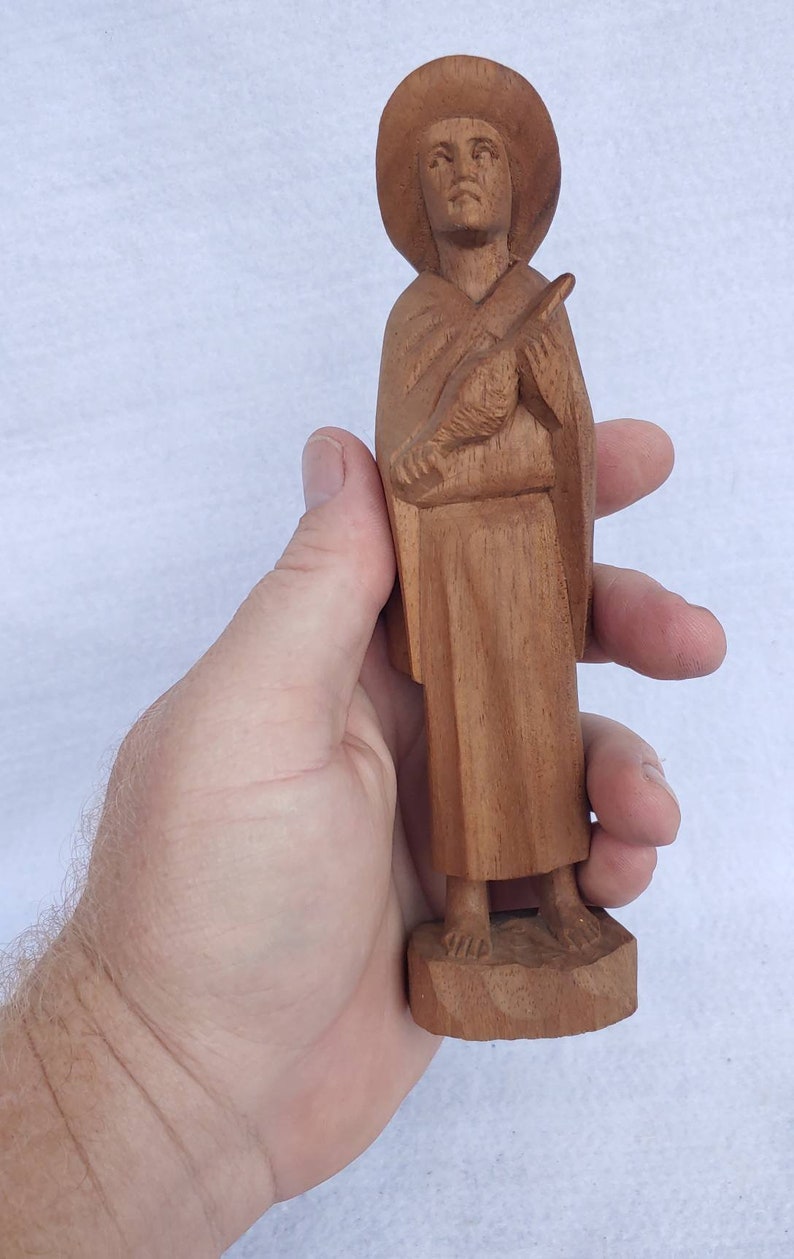 Vimtage Hand Carved Wooden Peruvian Figure Figurine Wood | Etsy