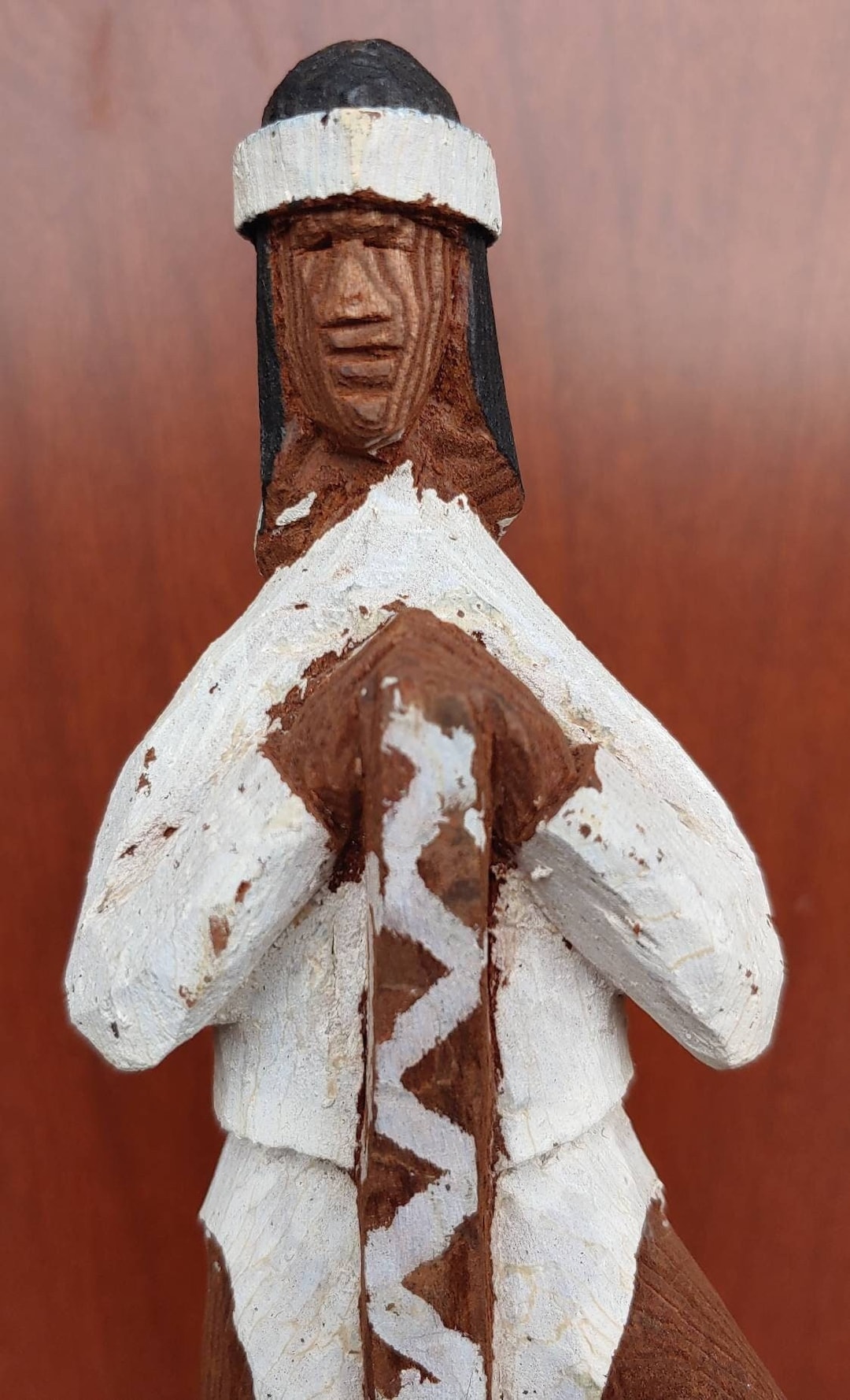 Old Vintage Handmade Hand Carved Tree Bark Native American - Etsy