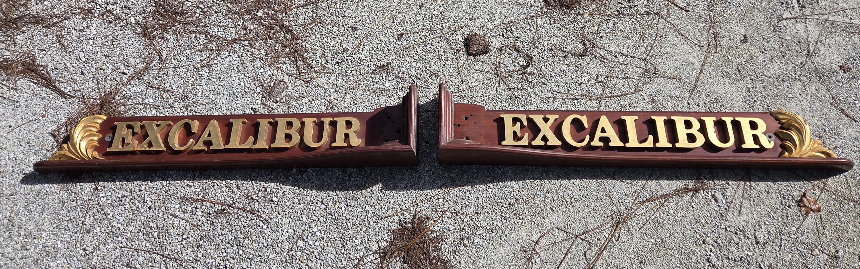Old Vintage Handmade Teak Wood Yacht Nameplates Boat Name Boards Signs ...