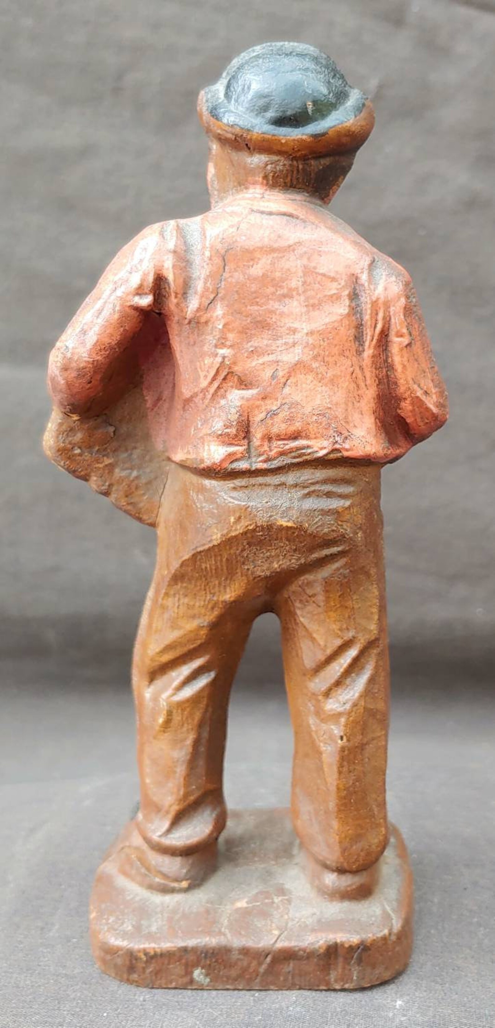 Old Vintage Syroco Composition Figure Figurine Hobo Musician | Etsy