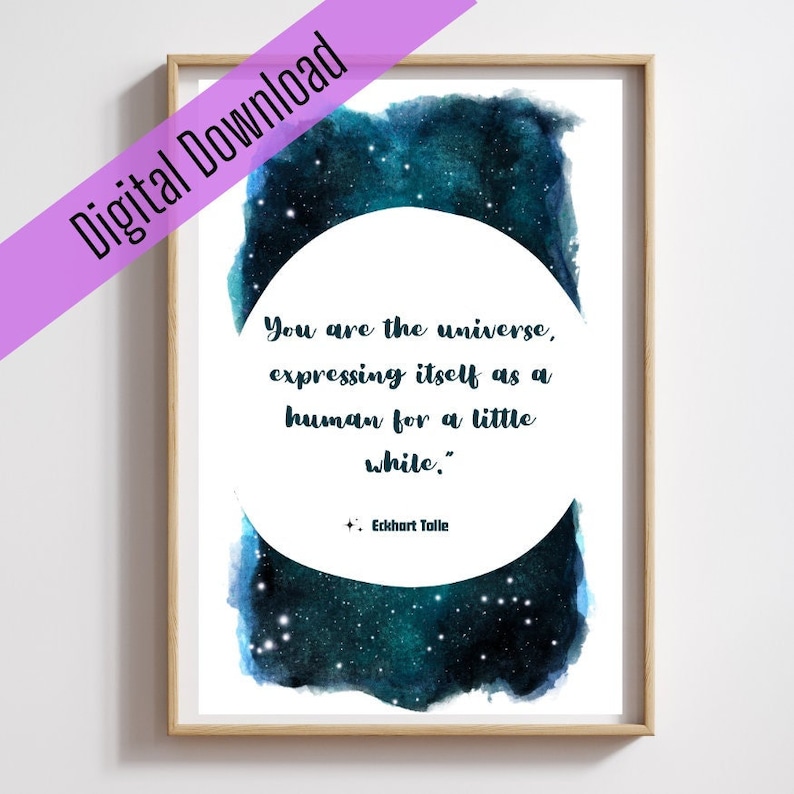 Inspirational Quote, Science, Stars, Printable Wall Art, Home Decor ...