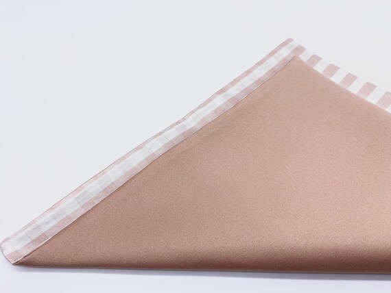 Rose Gold Pocket Square Italian Satin Pocket Squares Rose | Etsy