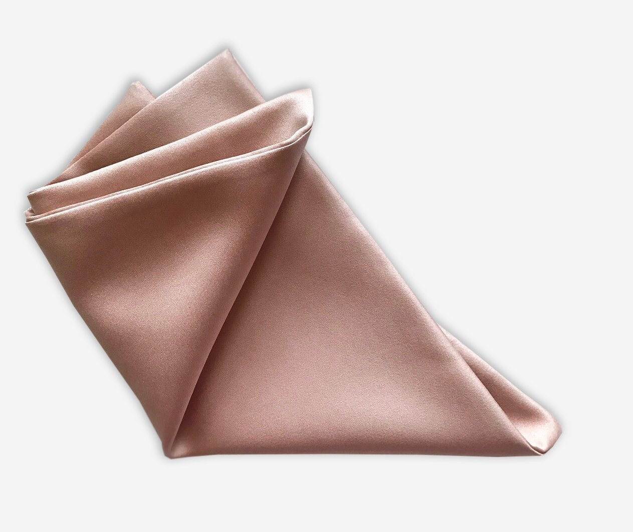 Rose Gold Pocket Square Italian Satin Pocket Squares Rose - Etsy