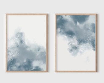 Light Blue Wall Art - Etsy
