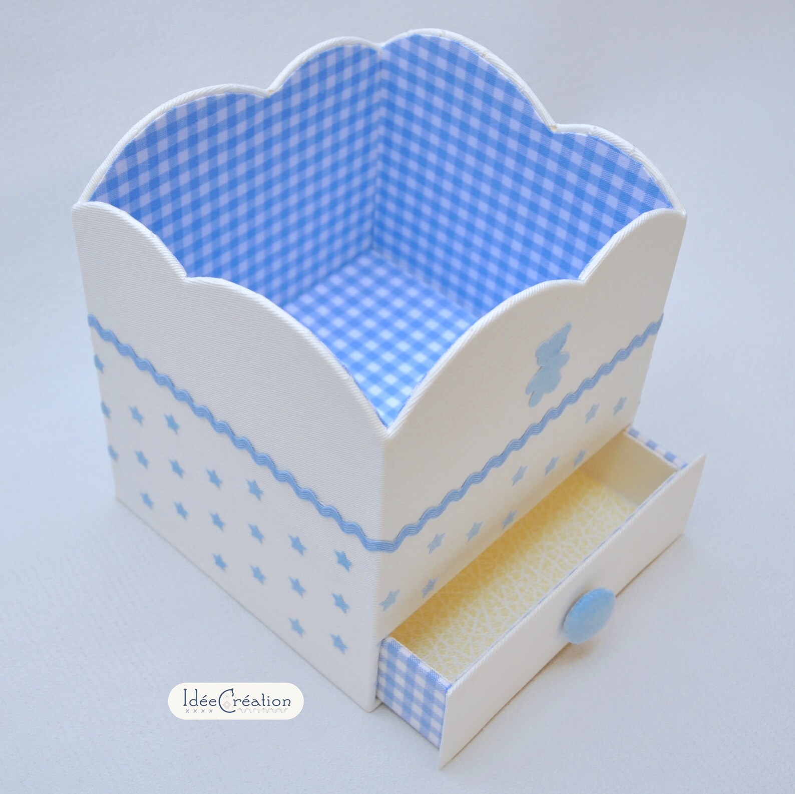 “baby Cloud Box” Cardboard Sheet, to Download in PDF - Etsy