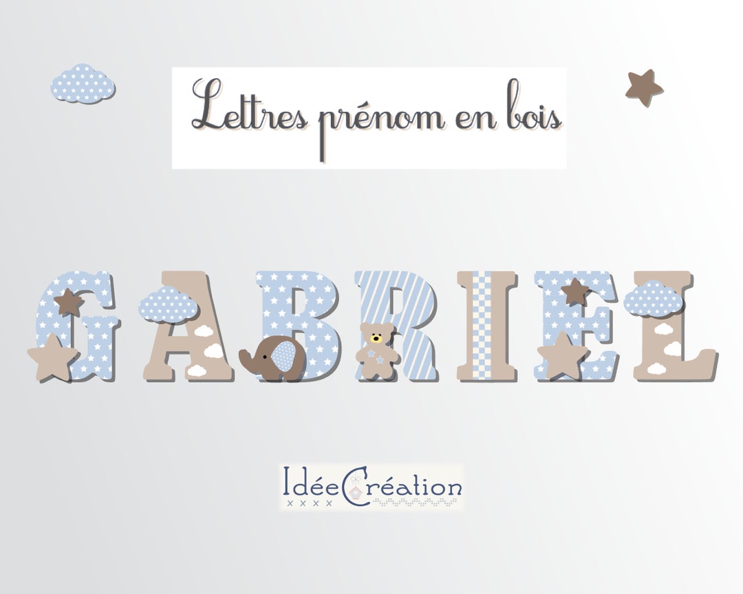Letters to Ask, Personalized Wooden First Name Letters for Children's ...