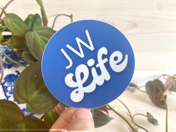 JW Life Sticker Decal JW Sticker Jehovahs Witness Best Life - Etsy