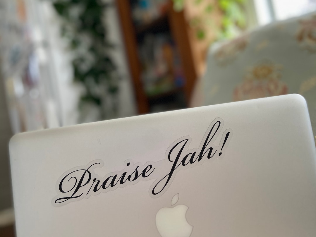 Praise Jah Clear Sticker With Black Lettering - Etsy