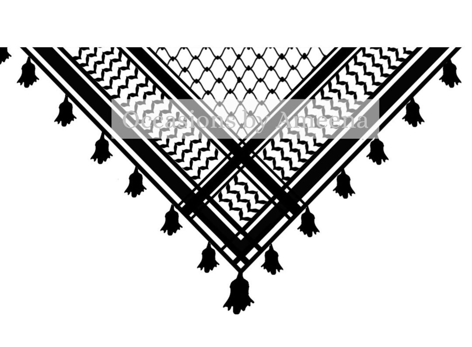 Palestine Kufiyah Digital Download - Etsy