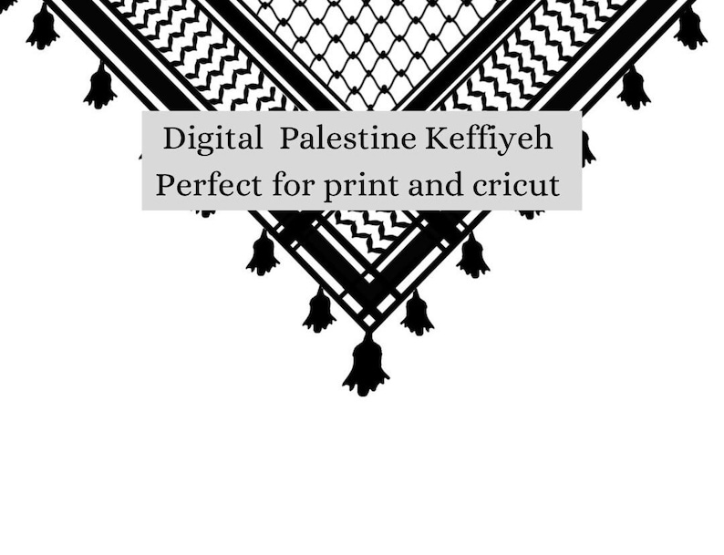Palestine Kufiyah Digital Download - Etsy