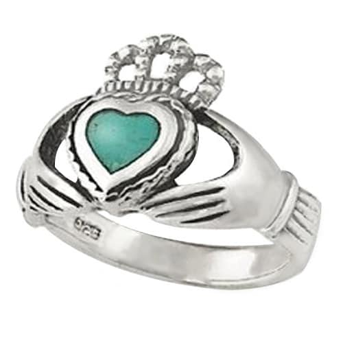 Sterling Silver High Polished Claddagh Ring - Etsy