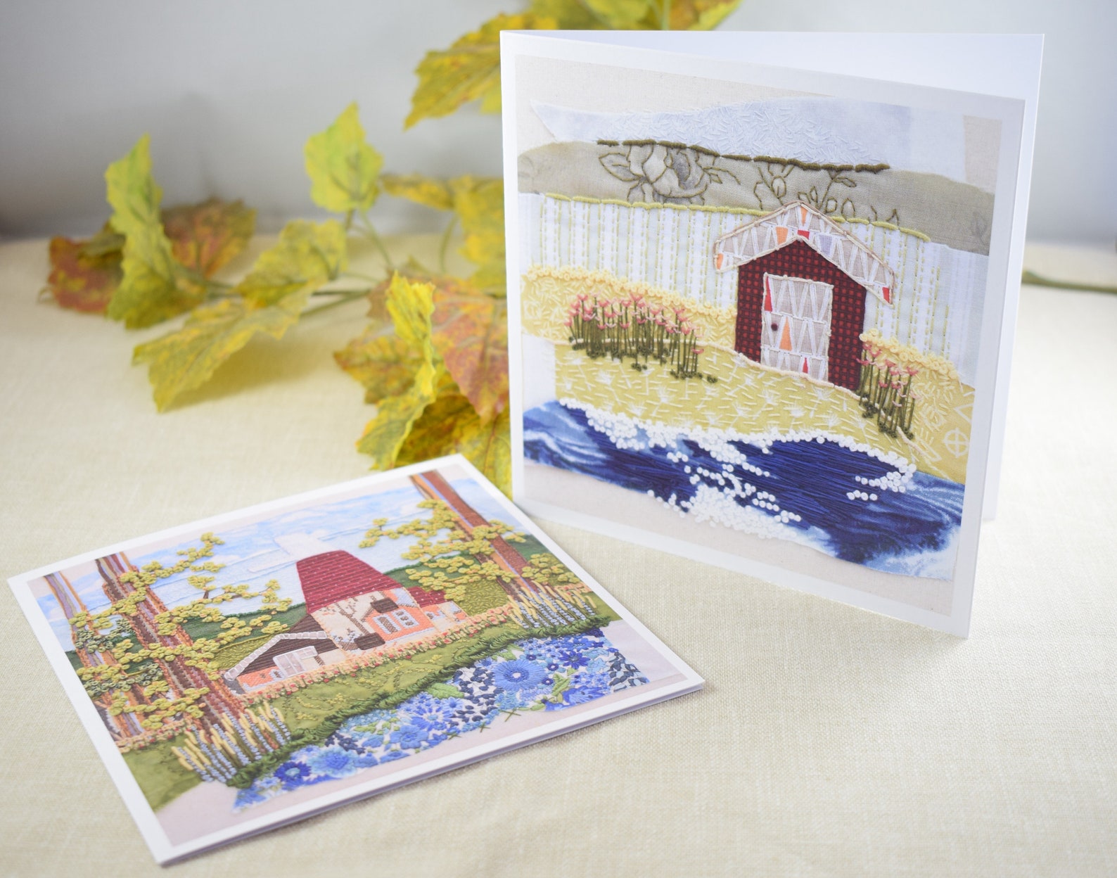 Hut & Homestead Greeting Cards Pack of 4 Blank Inside All - Etsy UK