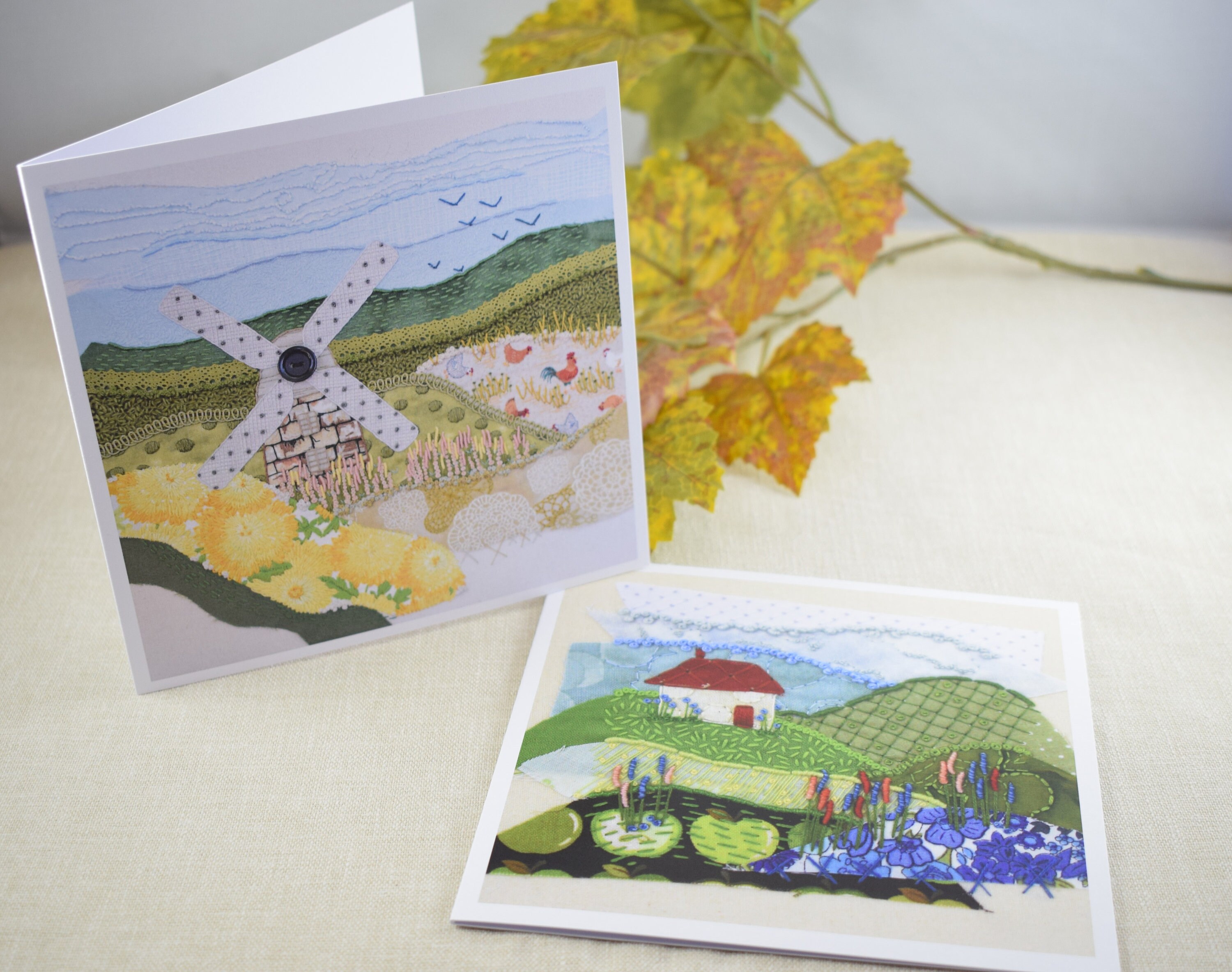Hut & Homestead Greeting Cards Pack of 4 Blank Inside All - Etsy UK