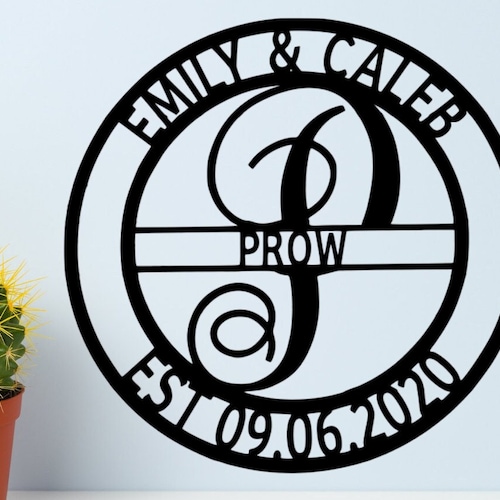 Personalized Sign Wedding Gift Metal Wall Art Metal Signs - Etsy