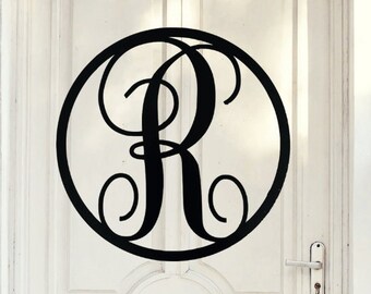 Initial Sign Metal - Etsy