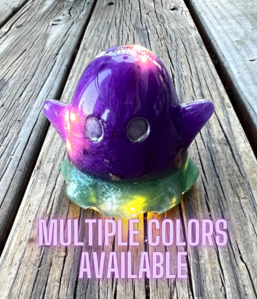 Light up Fairy Light Resin Ghost With Choice of Color | Halloween ...