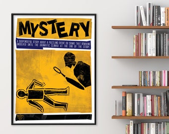 Mystery Genre Poster - Etsy