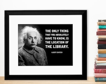 Imagination Einstein Quote Poster A4 Quality Art Print - Etsy