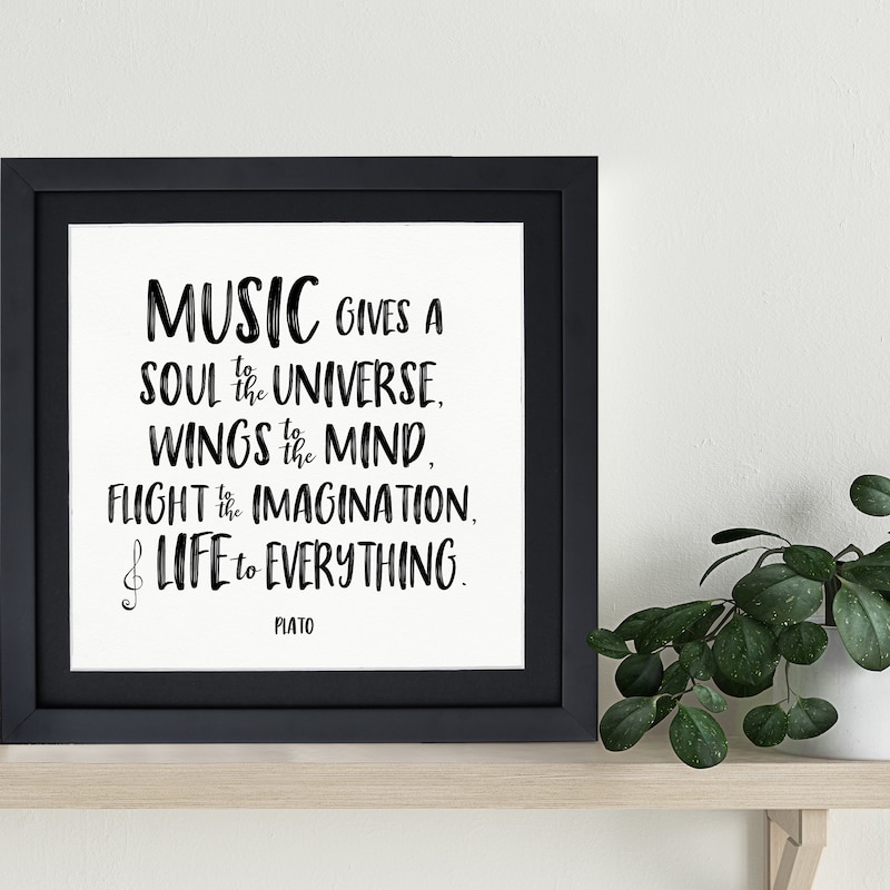 Music Quote - Etsy