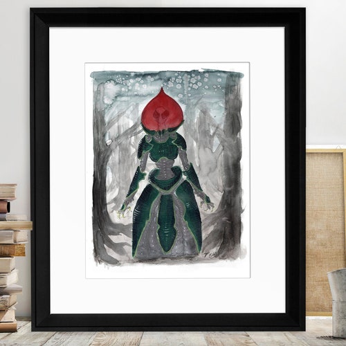 Mothman and the Flatwoods Monster Art Print Set. West Virginia - Etsy