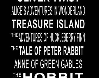 English Literature Subway Sign Literary Poster For | Etsy