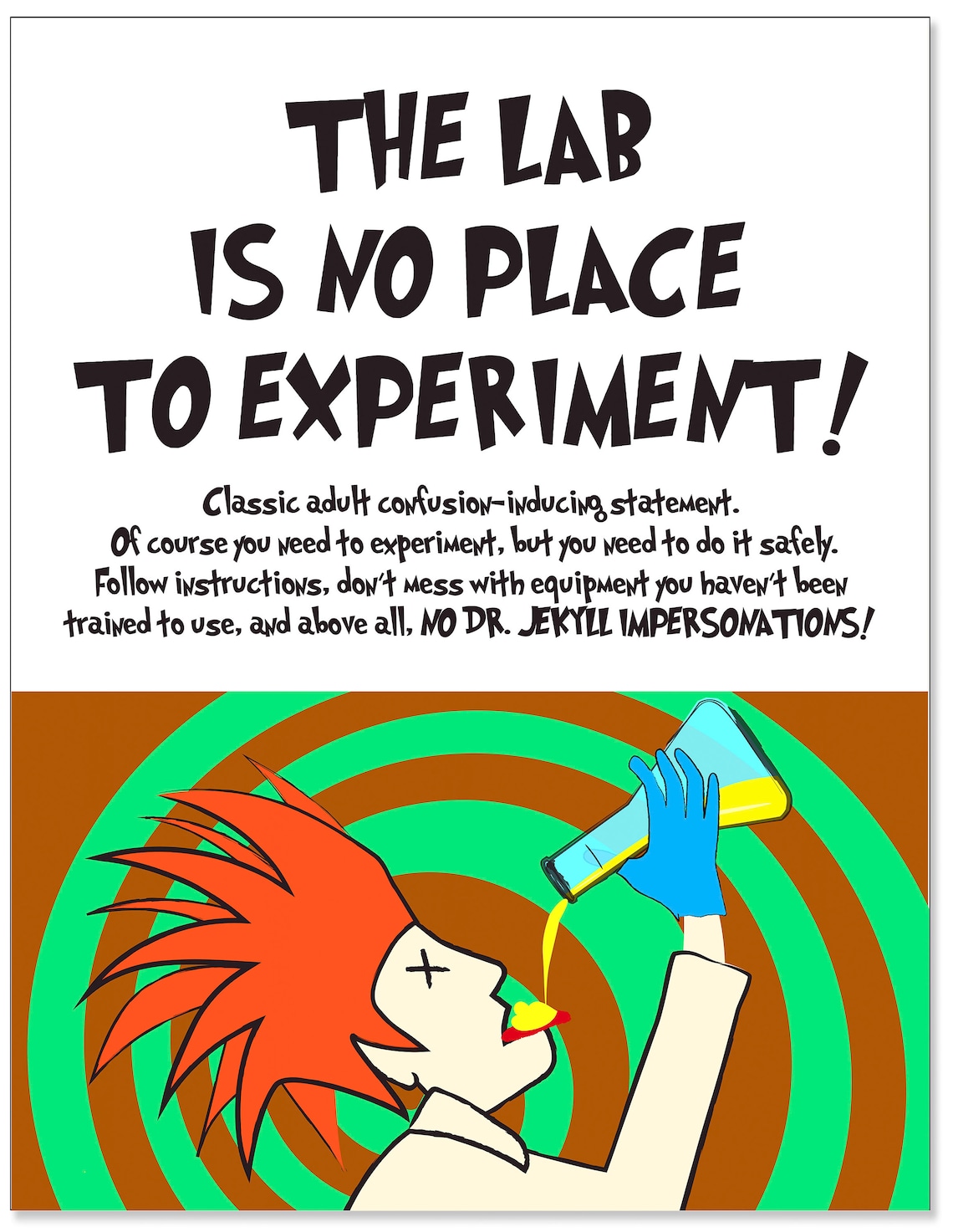 Science Lab Safety Poster Set. Plain Paper Laminated or - Etsy