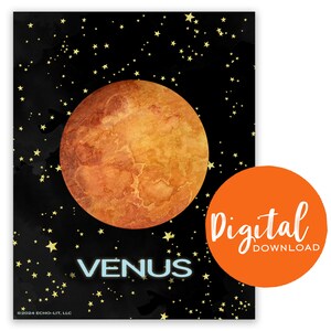 Illustrated Scientific Solar System STEM/STEAM Poster Set of 10 Digital ...