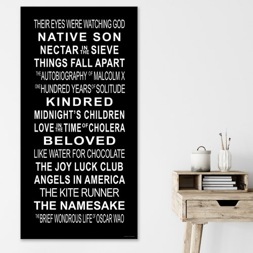 English Literature Subway Sign Literary Poster for - Etsy