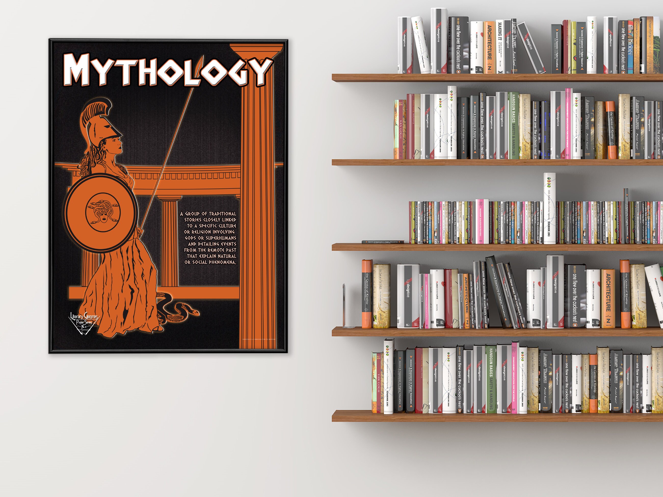 Mythology Literary Genre. Educational Classroom Poster. Paper - Etsy